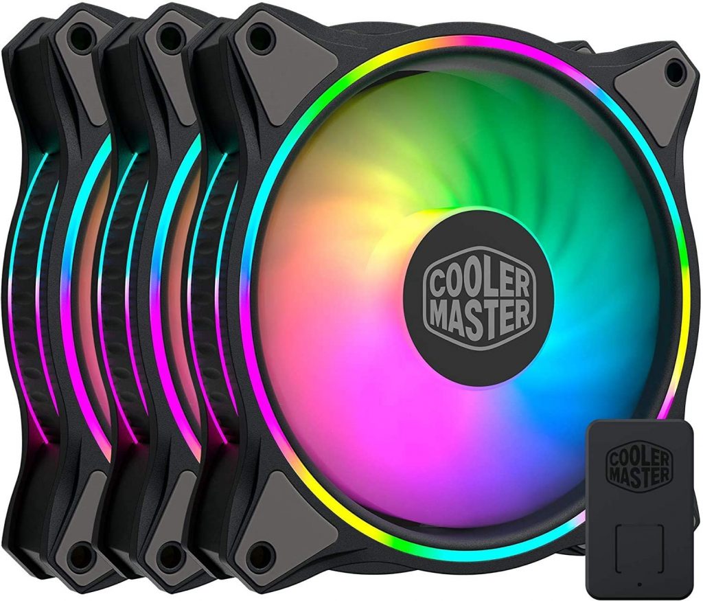 Kit de 3 Ventiladores Cooler Master Masterfan MF120 Halo ARGB | Cafe ...
