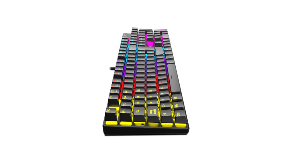 Teclado Mecánico Krom Kasic Rainbow - Switch Red | Cafe digital